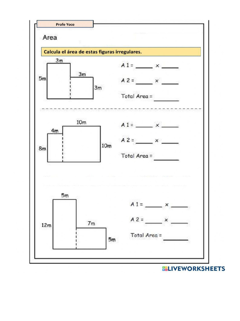 Areas de Figuras Compuestas | PDF