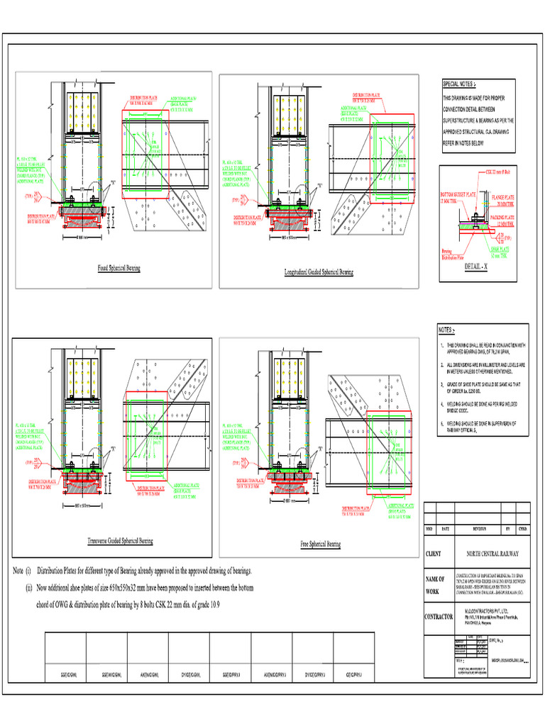 Additional Shoe Plate Bearing Kuno Bridge | PDF
