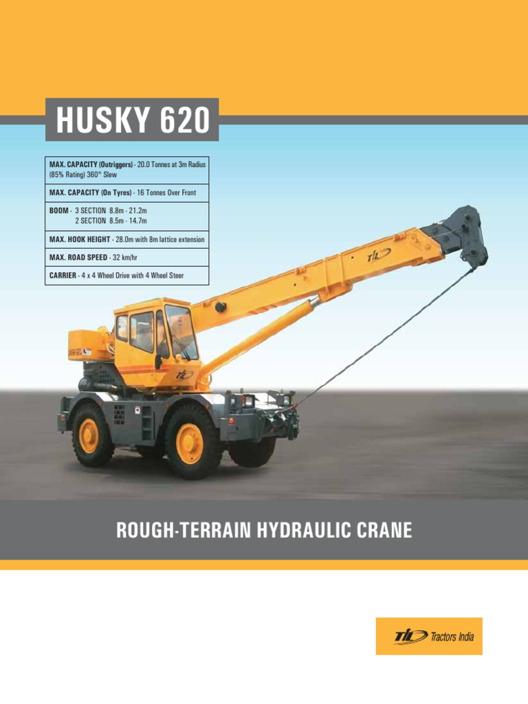Husky 620 (0714) | PDF | Crane (Machine) | Truck