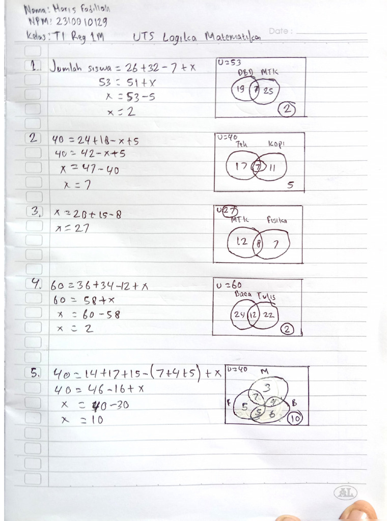 Uts Logika MTK | PDF