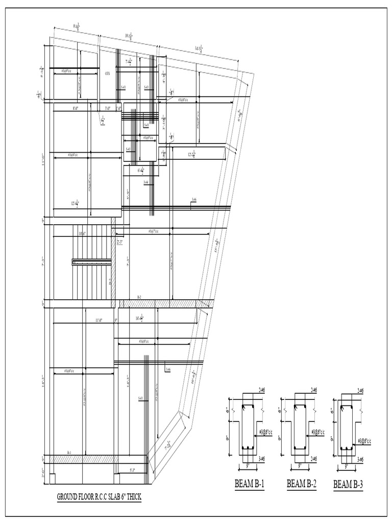 G.F Plan | PDF | Structural Engineering