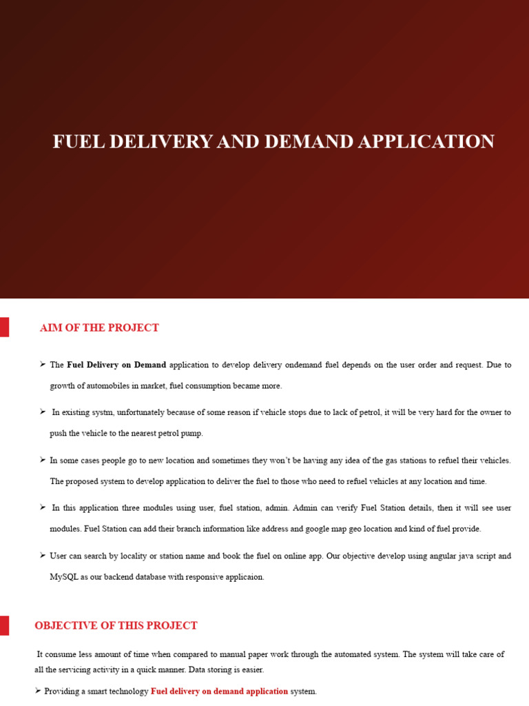 Fuel Demand | PDF | Application Software | Android (Operating System)