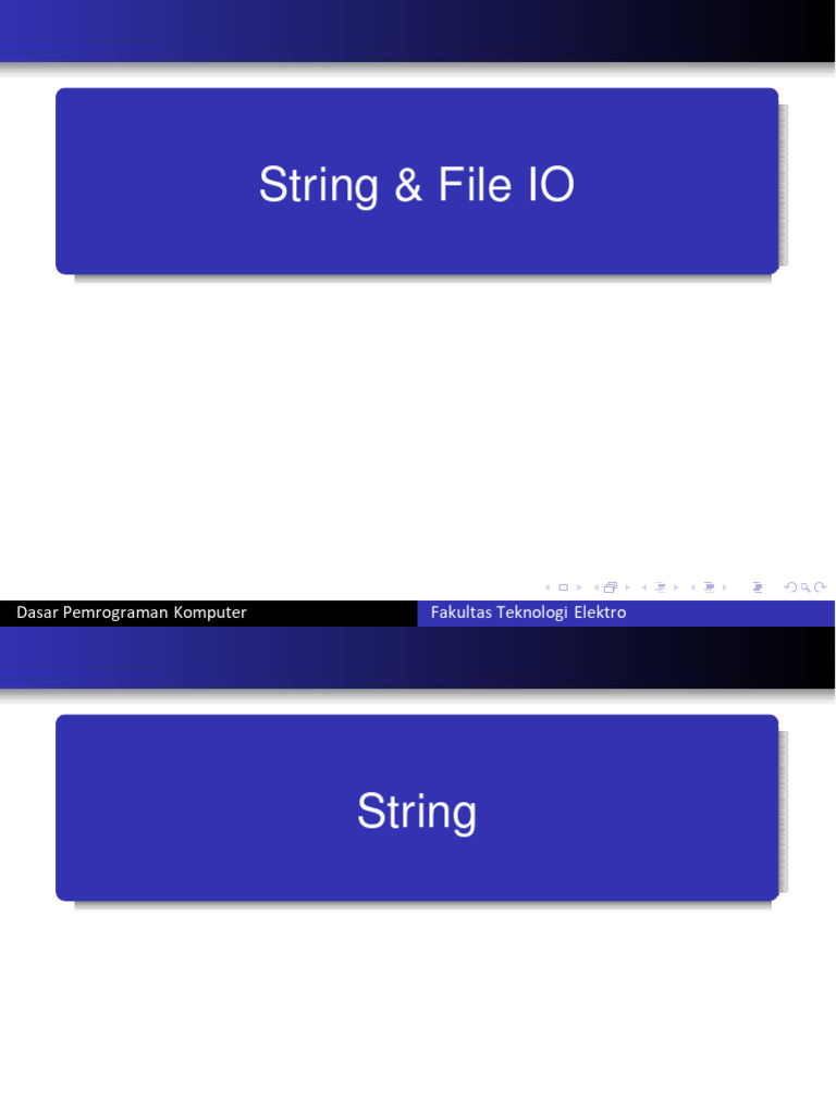 13 String Io Pdf String Computer Science Pointer Computer Programming 6361