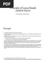 Locus Standi Handout | PDF | Standing (Law) | Judiciaries