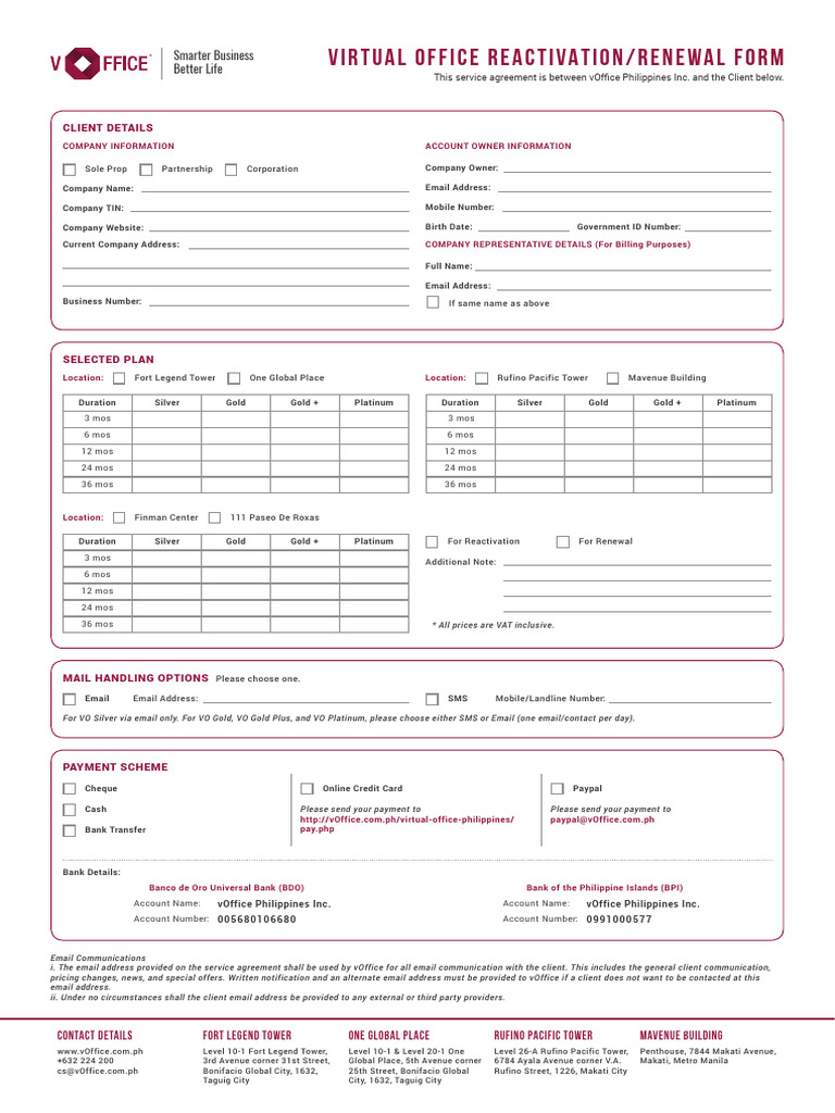 Renewal Form and TOA | PDF | Legal Liability | Payments