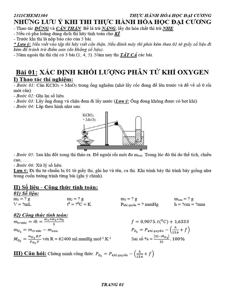 NH NG Lưu Ý Khi Thi - K48 | PDF