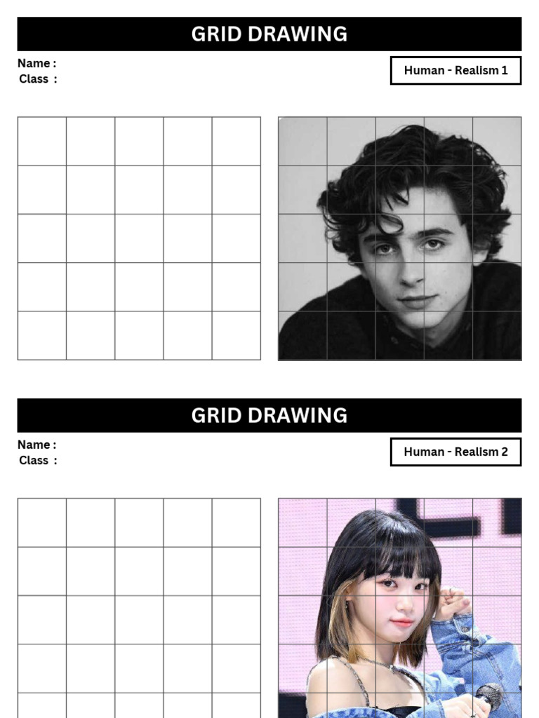 Grid Drawing Worksheet Pdf 