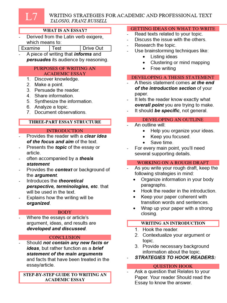 Eapp Finals Gizmo | PDF | Essays | Thesis