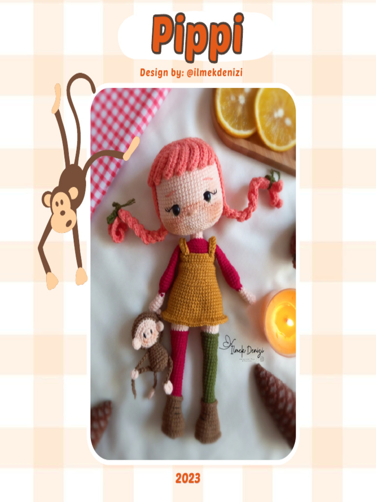 İlmekdenizi - Beyza Gülsen - PIPPI DOLL | PDF | Crochet | Crafts