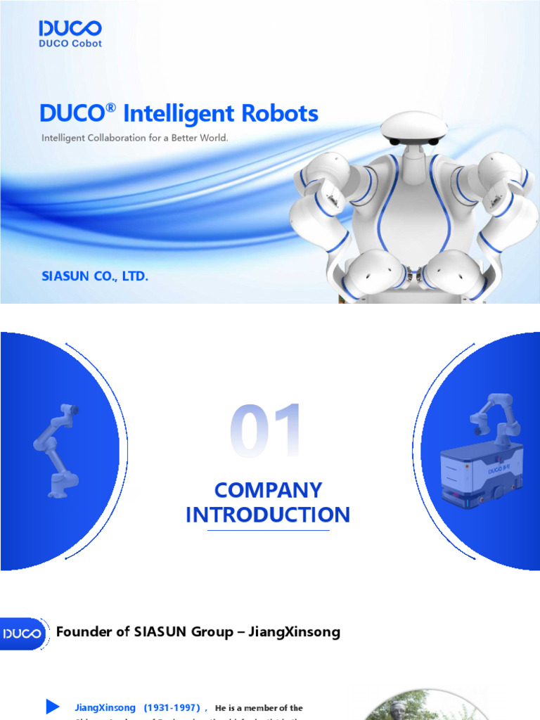 Siasun Company Intro | PDF | Cloud Computing | Robotics