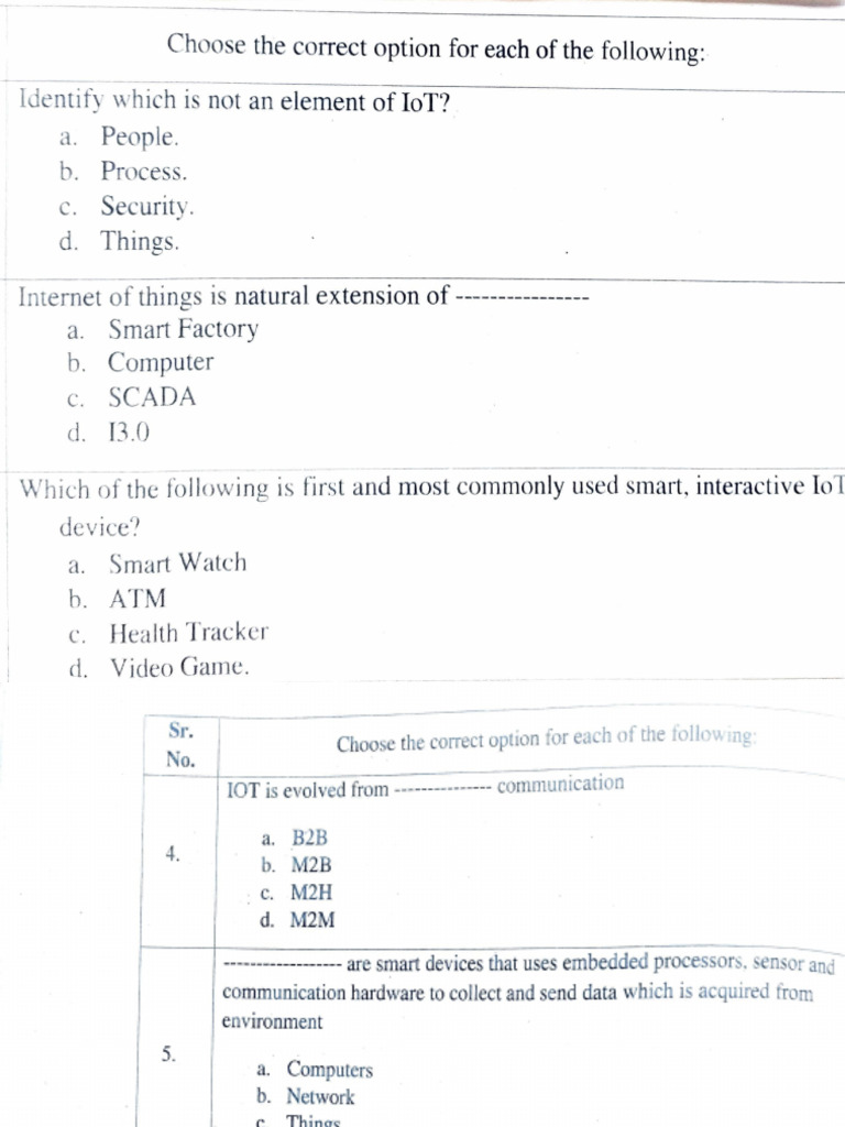 Ch1 ETE MCQ Digitization Beyond Automation | PDF | Internet Of Things | Systems Theory