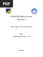 Modul Belajar Bahasa Jerman A1 | PDF