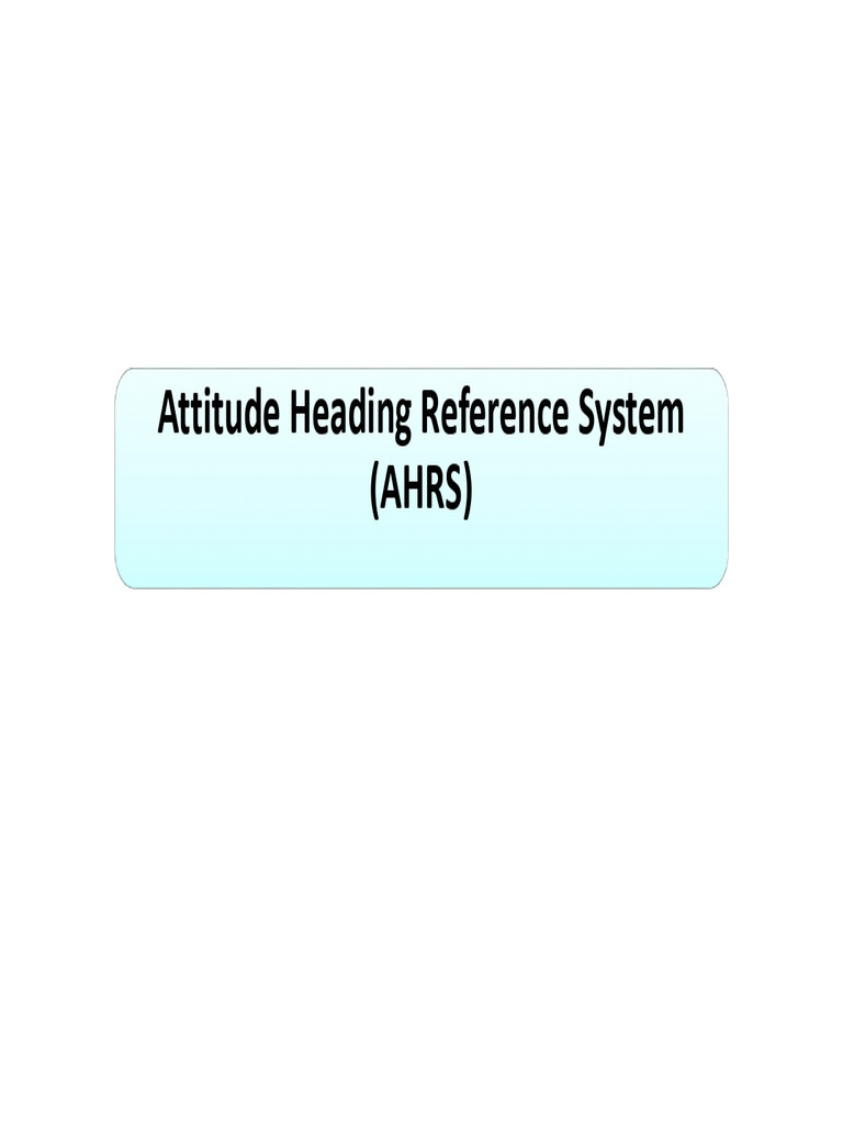 L02 4 Ahrs | PDF | Business | Technology & Engineering