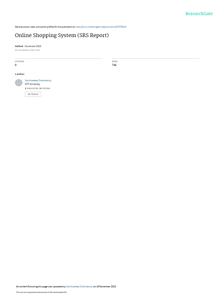 SE Project | Download Free PDF | Software Development Process | Online ...
