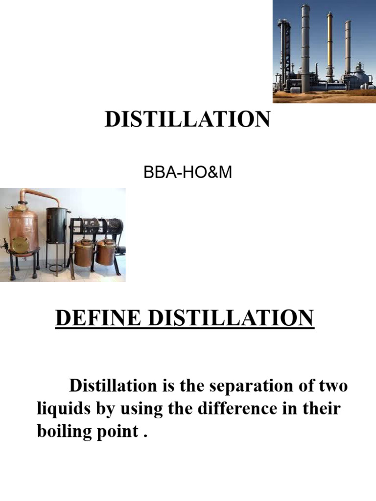 Distillation | PDF