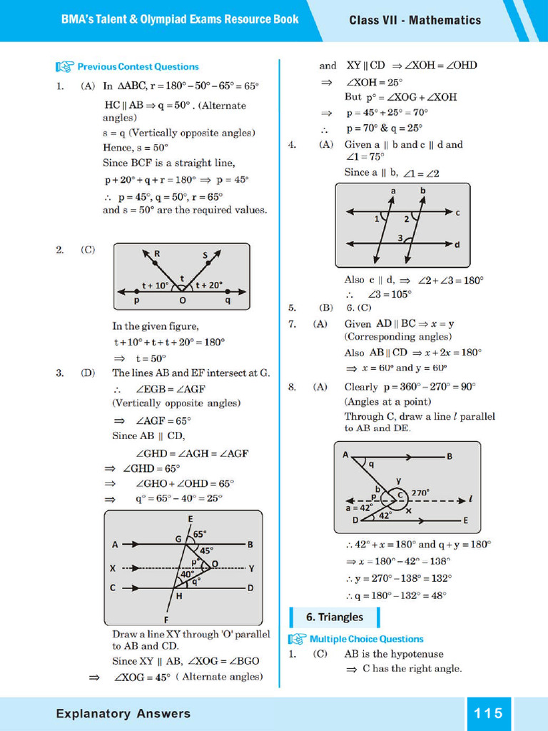 Triangles and Properties | Download Free PDF | Triangle | Euclidean Geometry