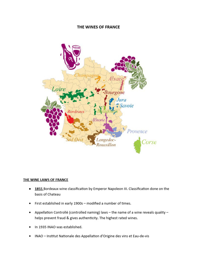 Wines of France | PDF | Champagne | Rose