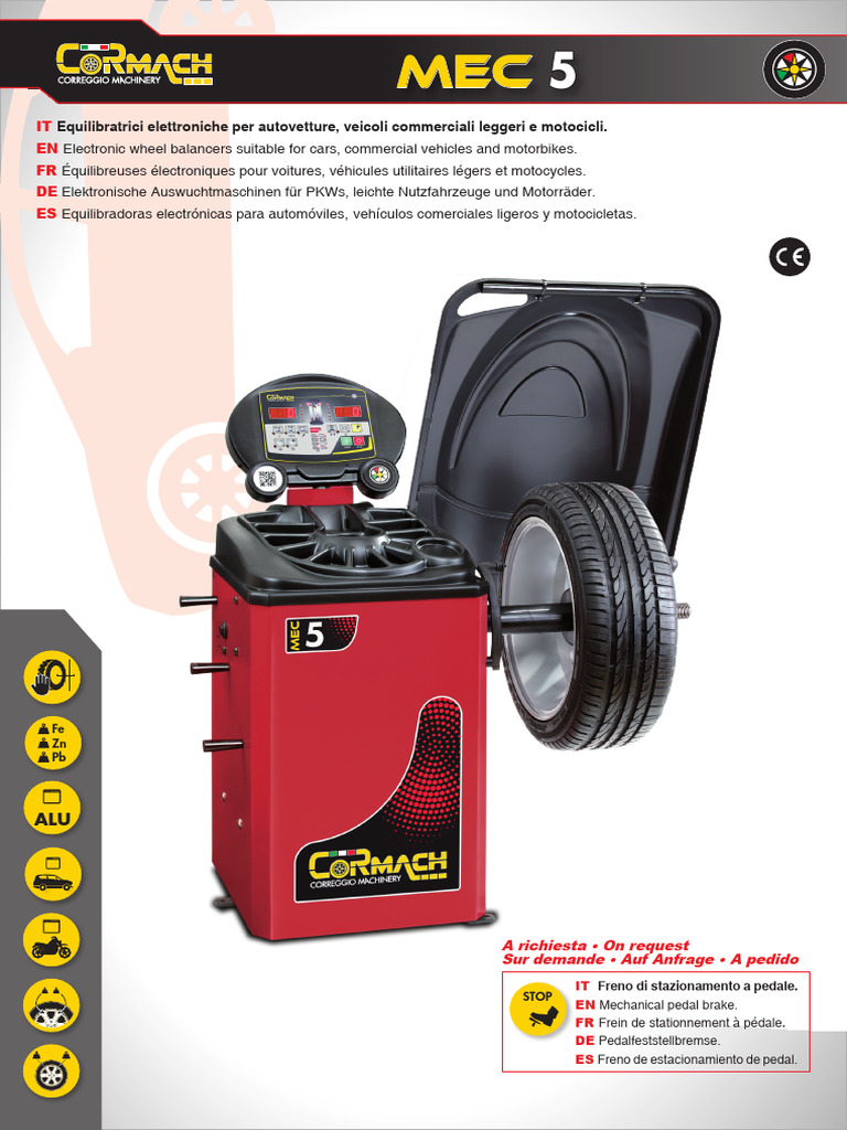 MEC 5 Electronic Wheel Balancers | PDF | Manufactured Goods ...