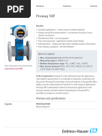 Endress-Hauser Proline Promag H 100 5H1B EN | PDF