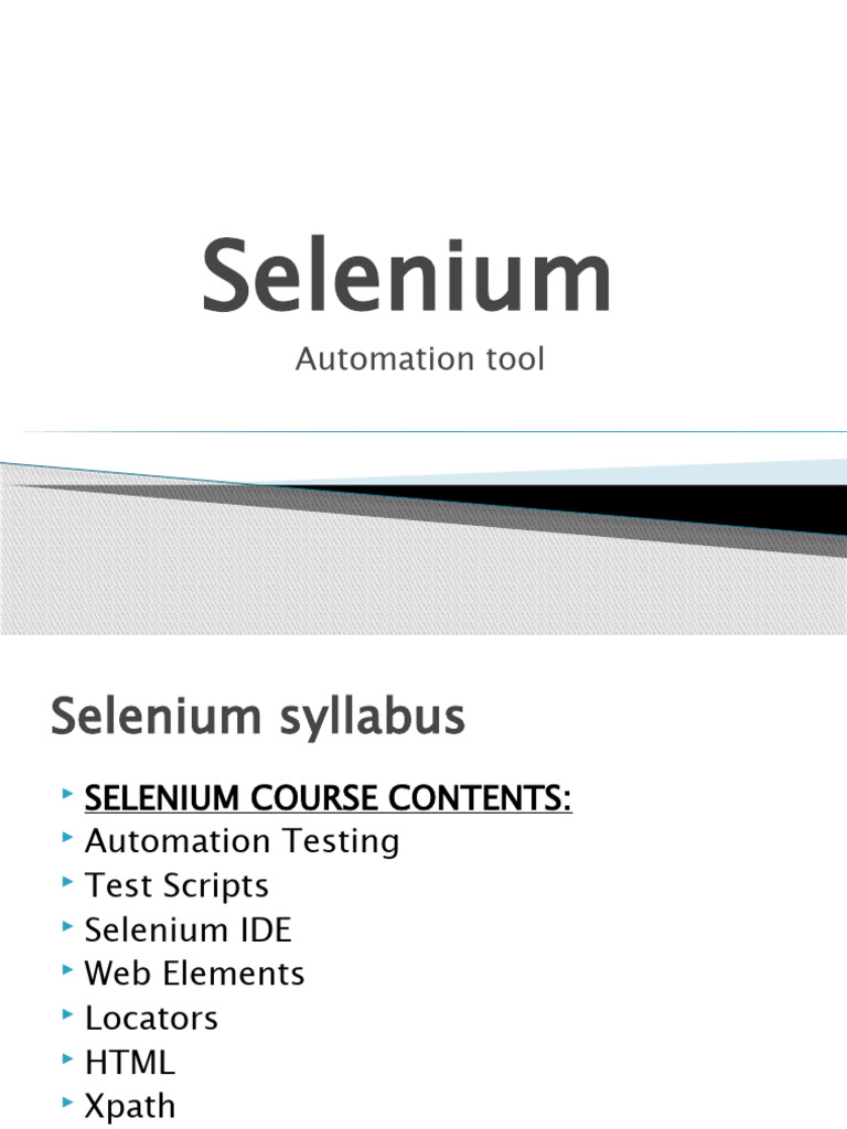 Selenium Pdf X Path Selenium Software