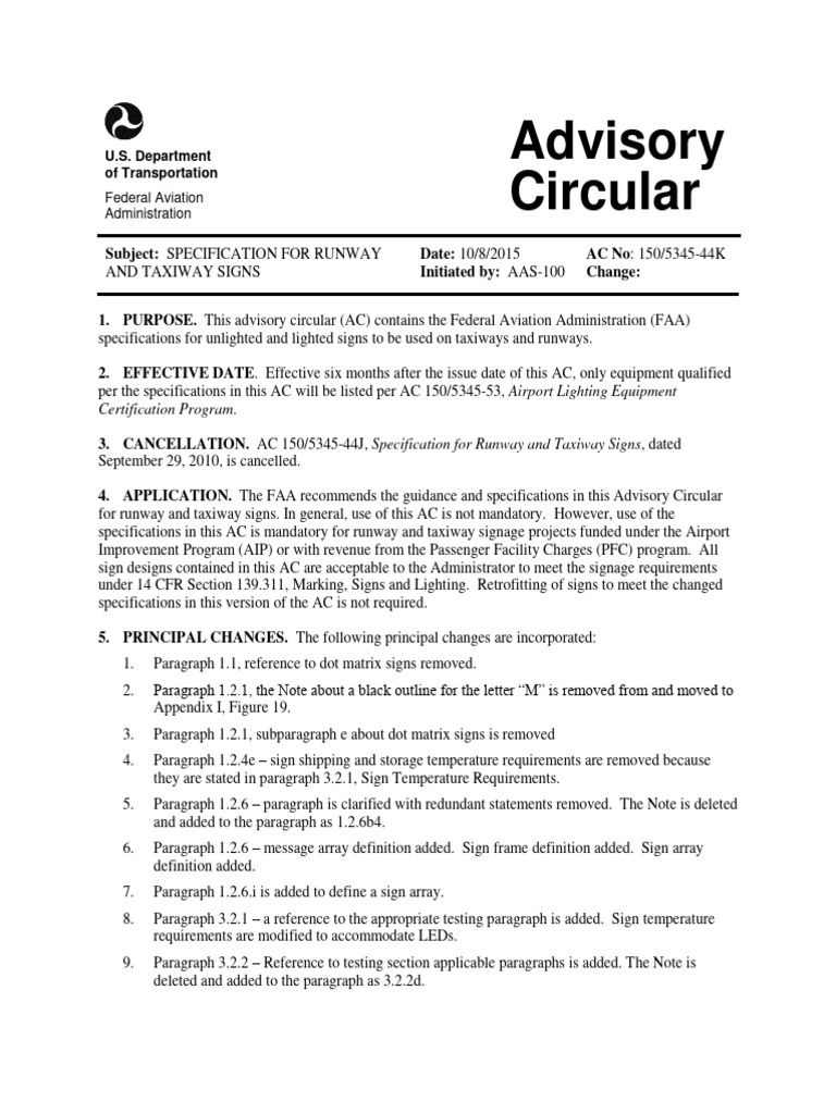 Faa 150-5345-44K | PDF | Power Supply | Electrical Connector