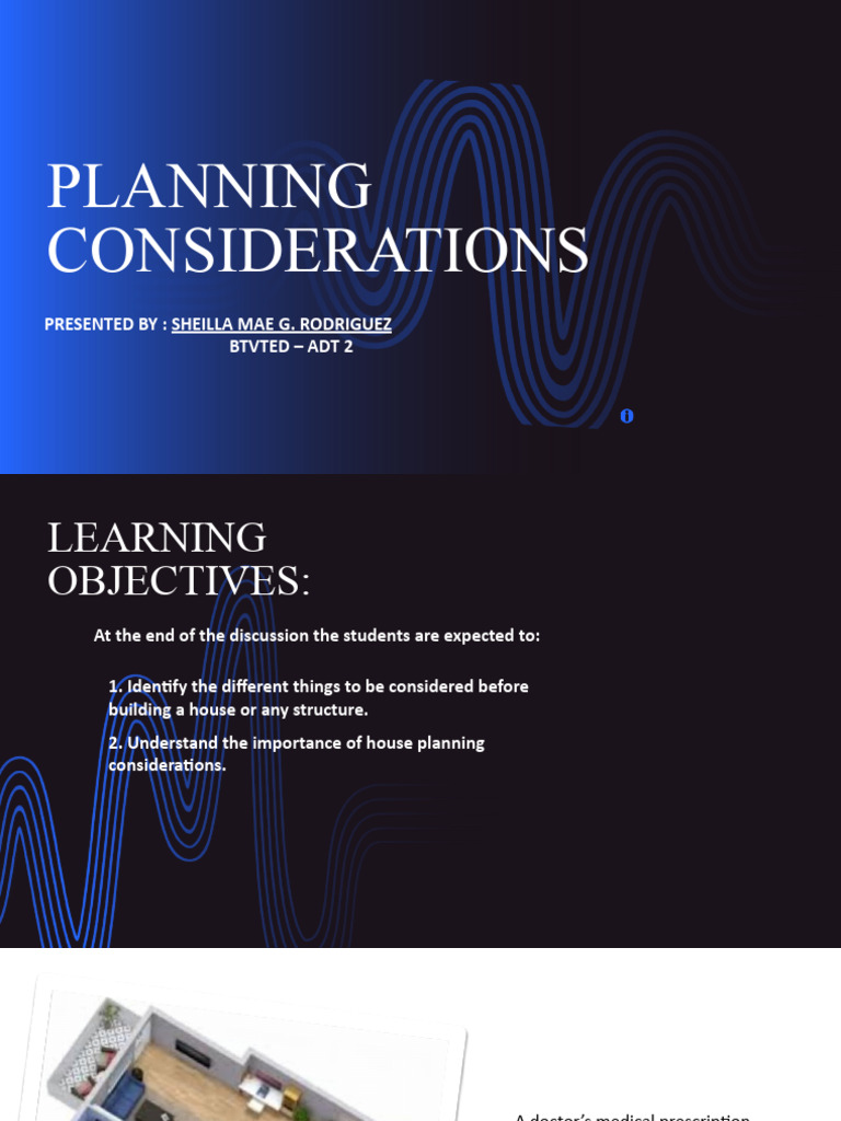 Ad124 Planning Consideration | PDF | Zoning | Stairs