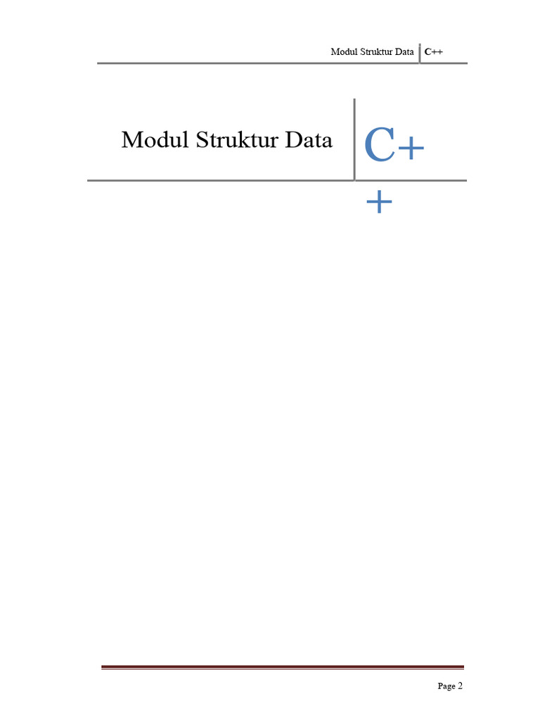 CCS120 7541 092018 Modul Struktur Data | PDF | Komputer | Teknologi & Rekayasa
