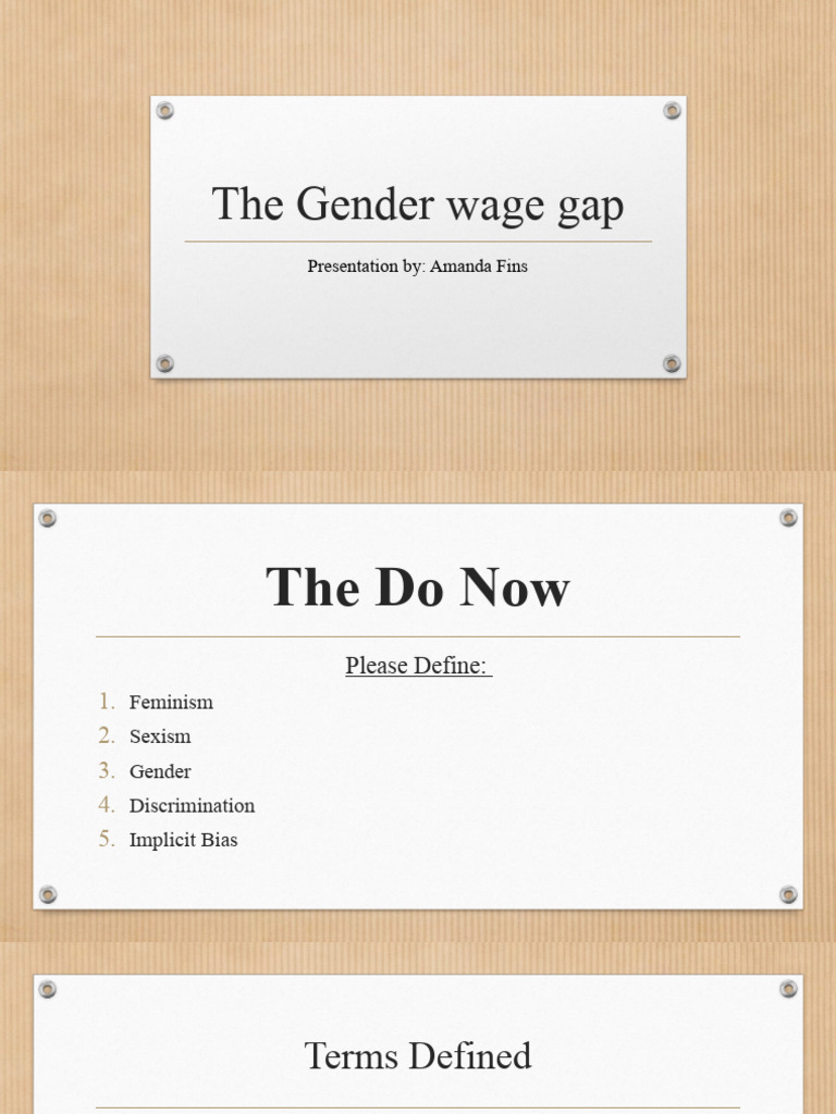 Understanding the Gender Wage Gap | PDF | Sexism | Gender Pay Gap