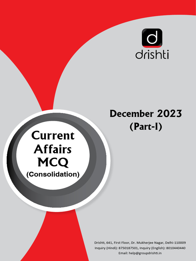 December 2023 Part I | PDF