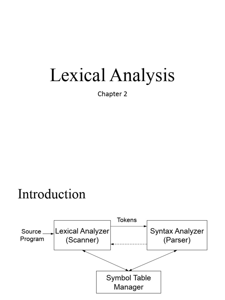 Lexical Analysis | PDF | Computing | Computer Science