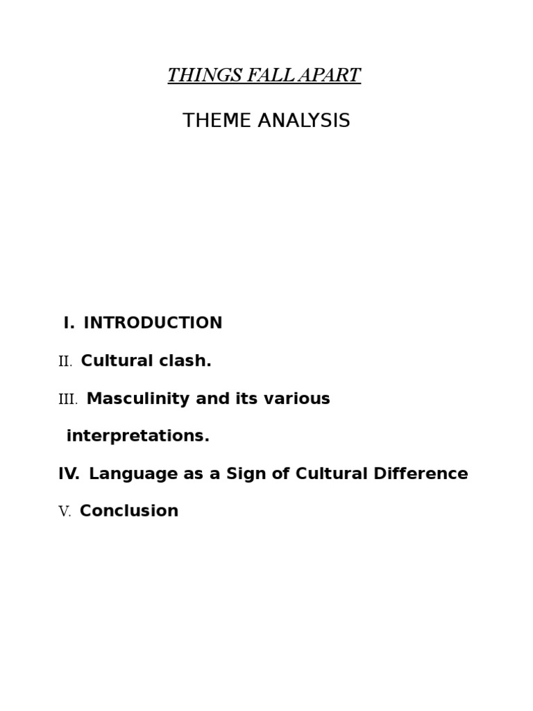 Things Fall Apart | PDF | Classics