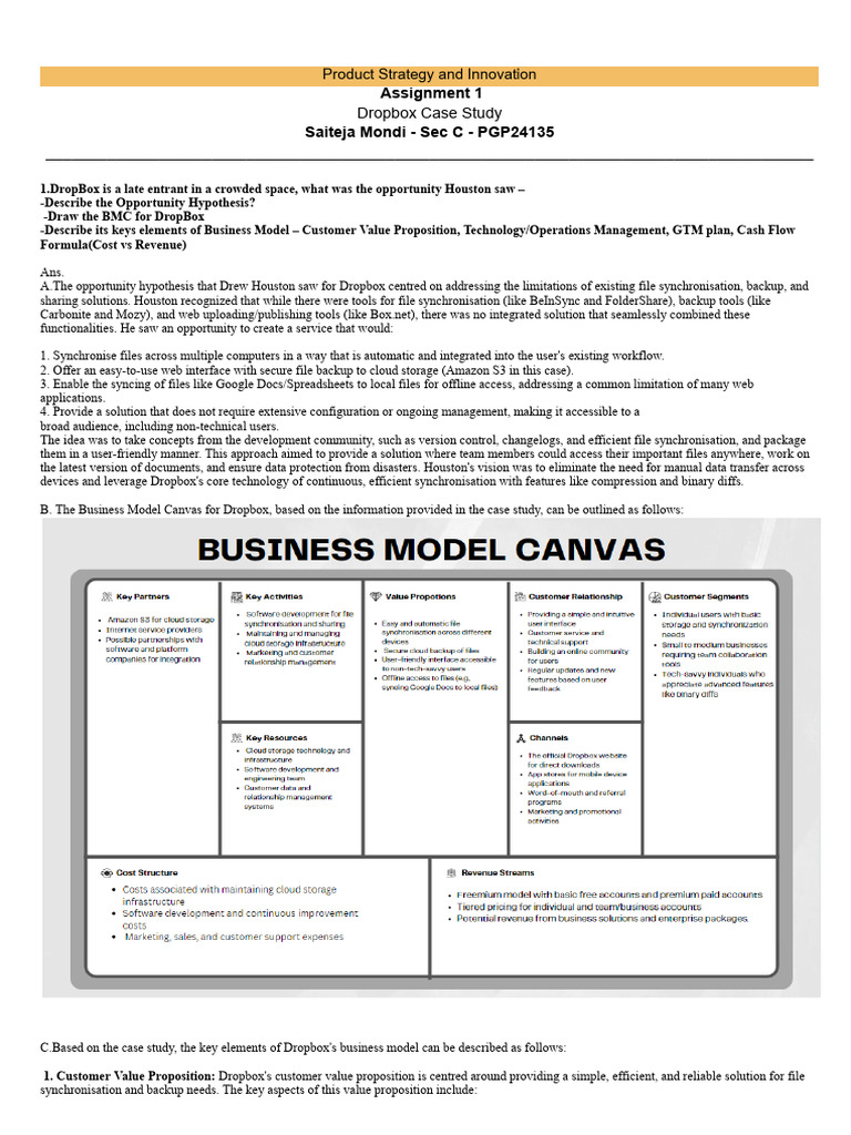 Product Strategy and Innovation -1 | PDF | Cloud Computing | Marketing Strategy