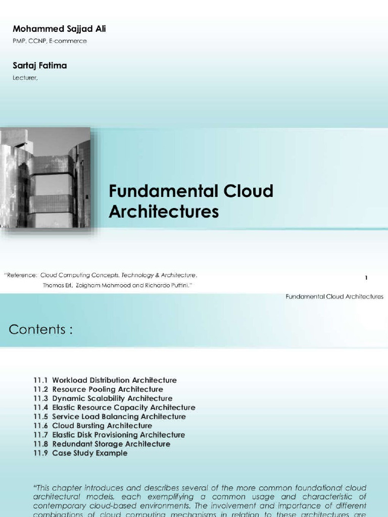 Fundamental Cloud Architectures | PDF