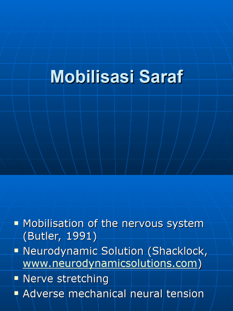 Mobilisasi Saraf | PDF