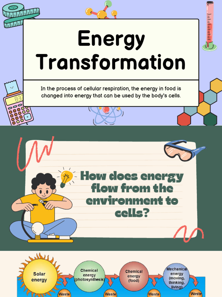 Energy Transformation | PDF | Adenosine Triphosphate | Adenosine Diphosphate