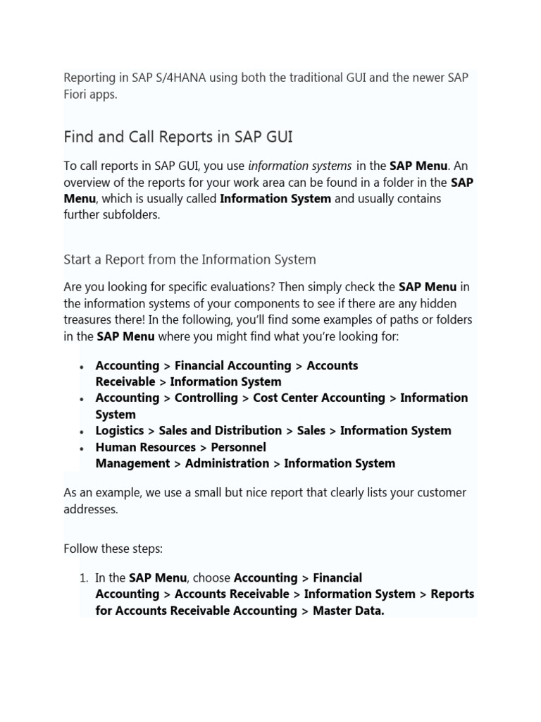 Razlika SAP Gui I SAP Fiori | PDF | Icon (Computing) | Graphical User Interfaces