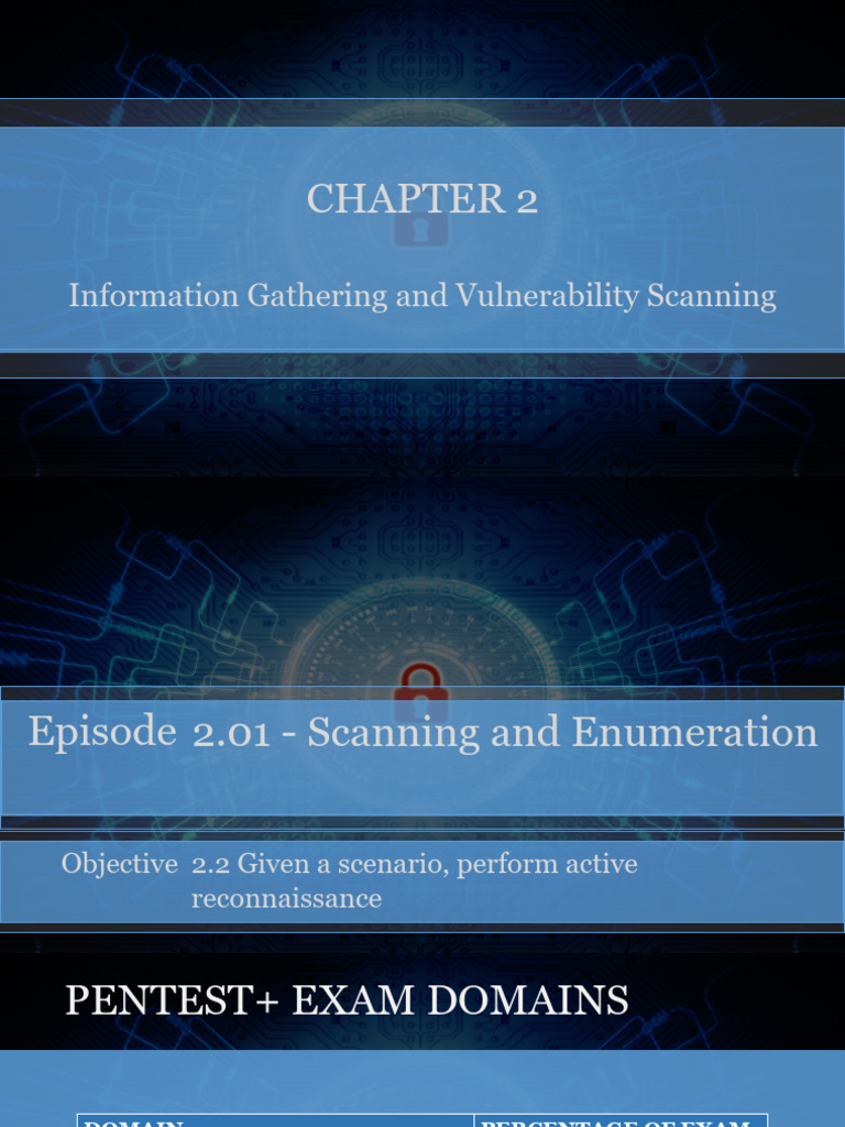 Chapter 02 - Information Gathering - Handout | PDF | Vulnerability ...