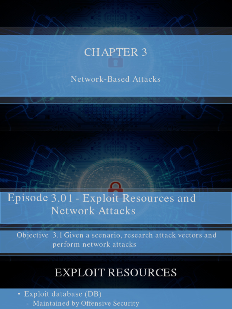 Chapter 03 - Network Attacks - Handout | PDF | Computer Network | File Transfer Protocol