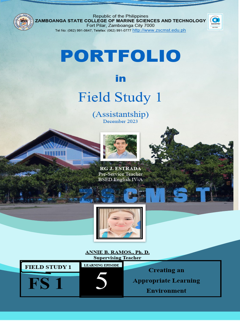 Portfolio: Field Study 1 | PDF | Curriculum | Classroom Management