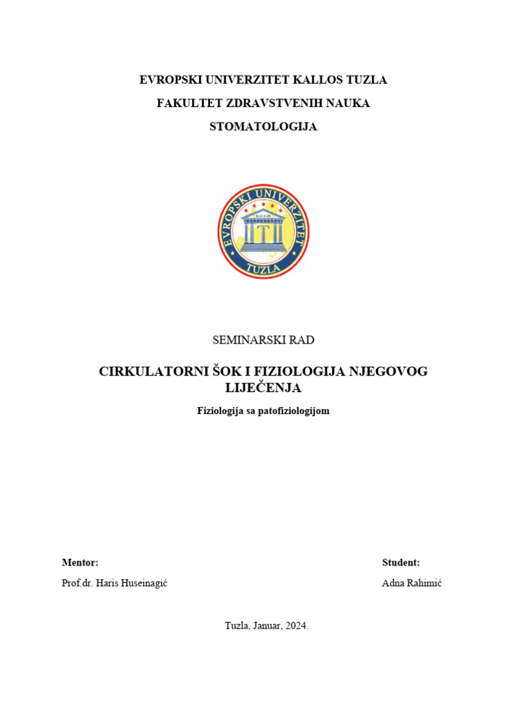 Biohemija - Seminarski | PDF