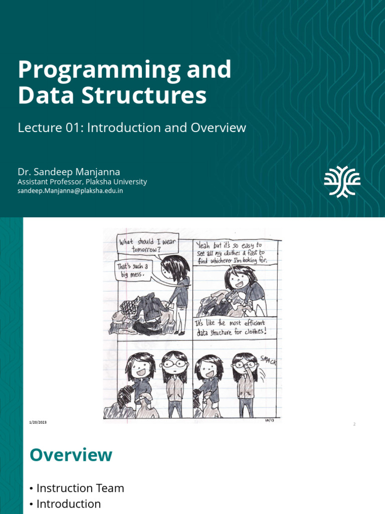 Lec-01 OOP Data Structures Overview | PDF | Method (Computer ... Lec-01 OOP Data Structures Overview | PDF | Method (Computer ...