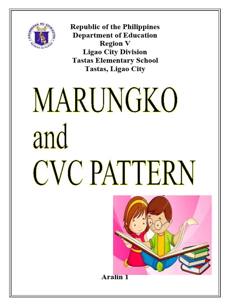 MARUNGKO-CVC-PATTERN | PDF
