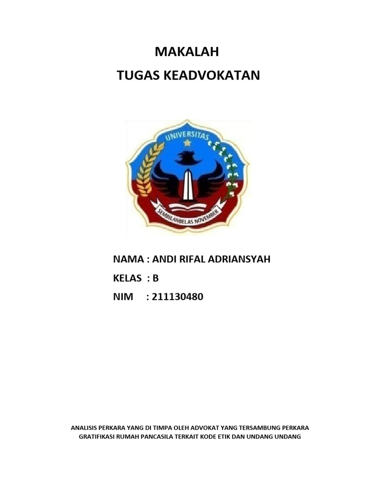 Makalah Andi Rifal | PDF