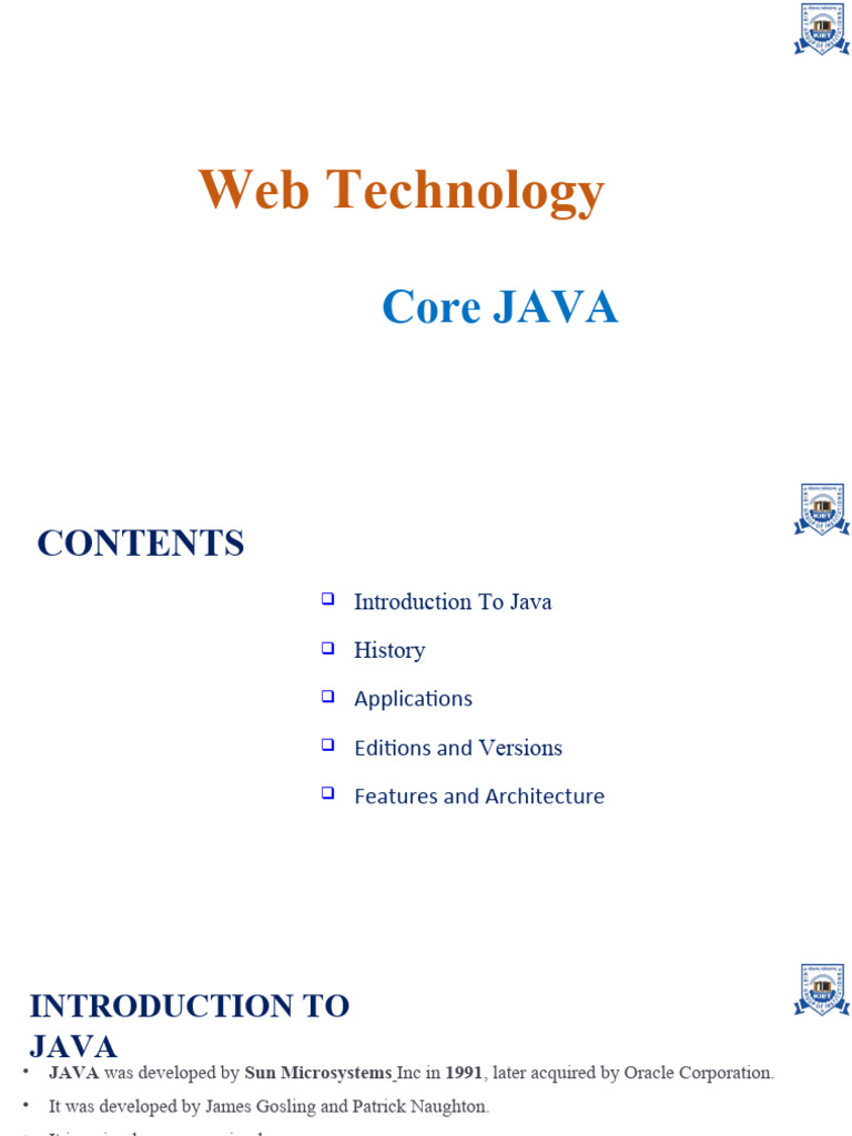 3 Introduction Histor, Appl Ed, Ver, Fea, Arch (Unit 1) | PDF | Computers