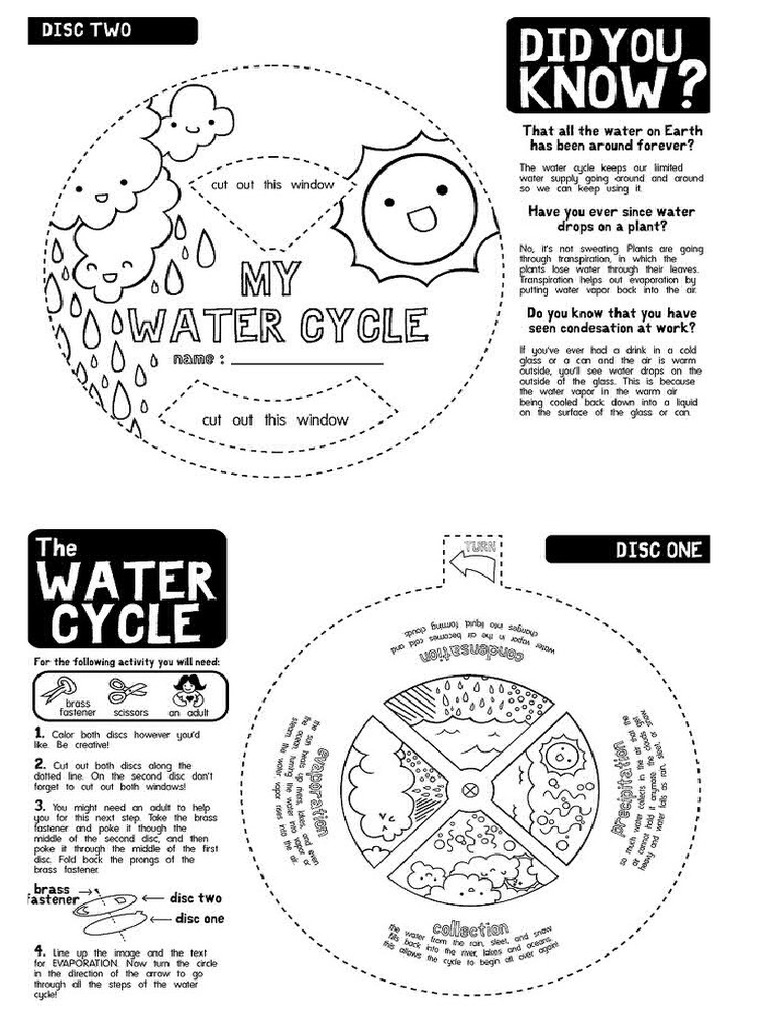 Water Cycle Wheel | PDF
