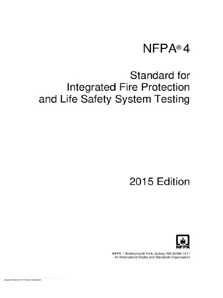 Nfpa 4 | PDF