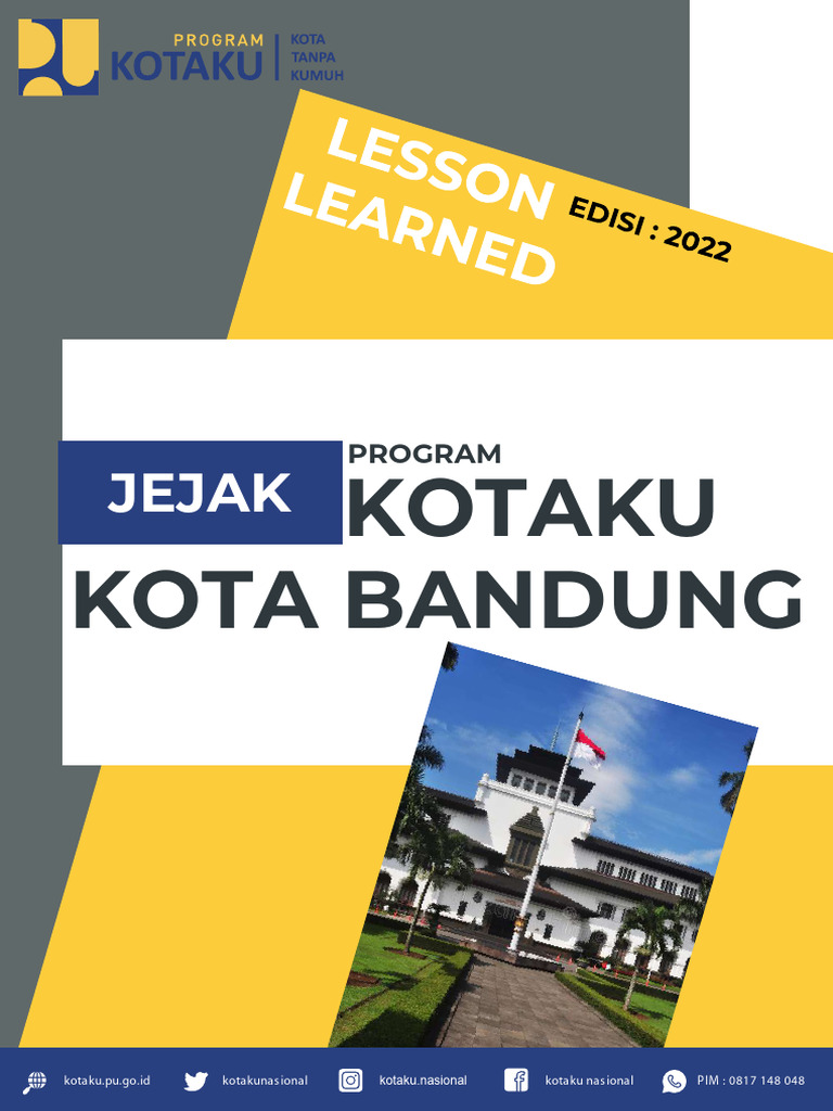 Jejak Program Kotaku di Bandung | PDF