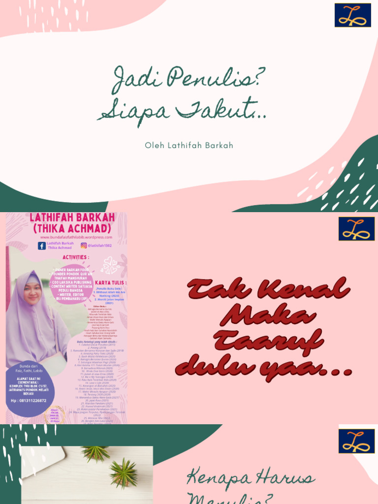 Jadi Penulis, Siapa Takut | PDF