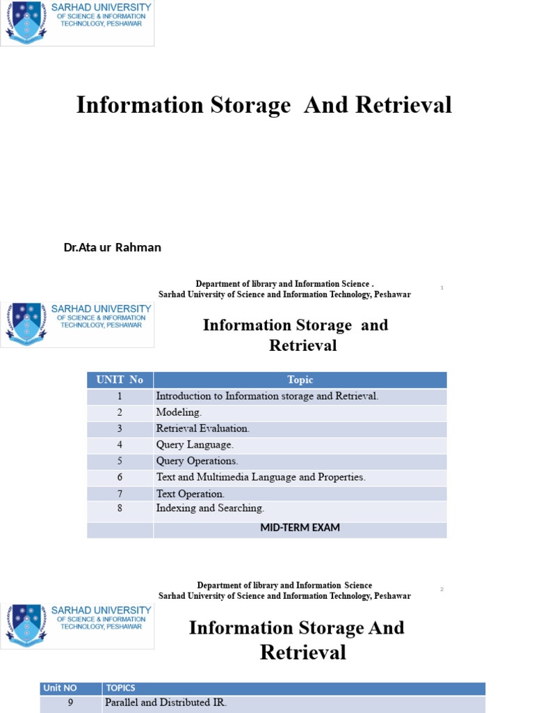 Multimedia Information Retrieval Overview | PDF | Information Retrieval ...