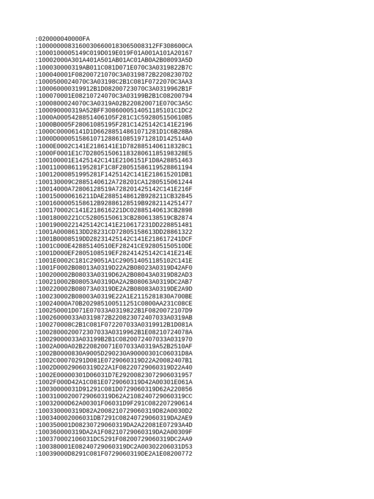 Hexadecimal Data Structure Guide | PDF | Technology & Engineering